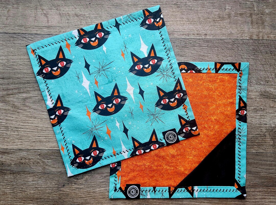 EDC Hank Retro Cat Handkerchief Everyday Carry EDC Gear - Etsy