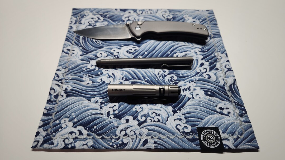 EDC Hank | Seigaiha Wave Handkerchief | Everyday Carry | EDC Gear ...