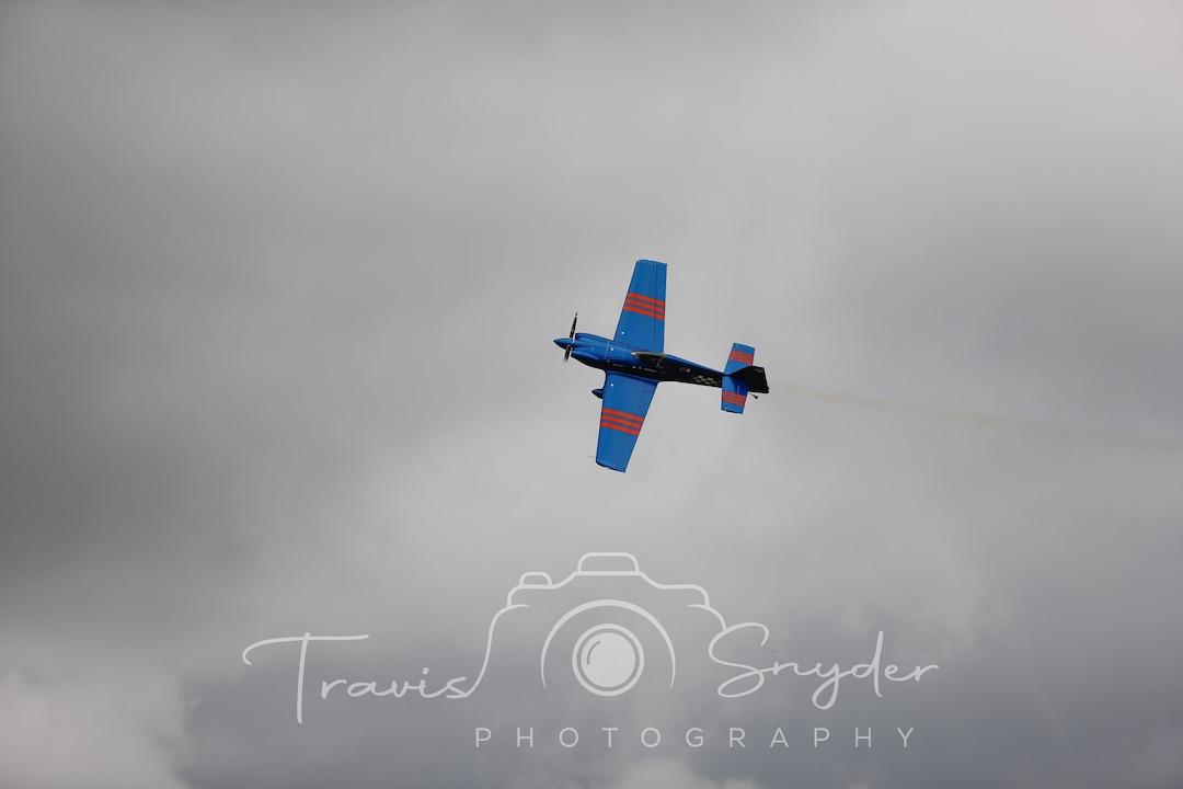 Blue Stunt Plane/ Digital Download Printable Image Photo - Etsy