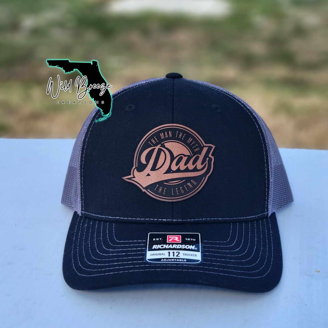 Dad-the Man the Myth the Legend Hat, Dad Hats, Grandpa Hats, Papa Hats ...