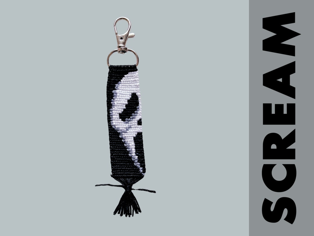 Ghostface Keychain, Horror Movie Props, Horror Car Accessories, Scream ...