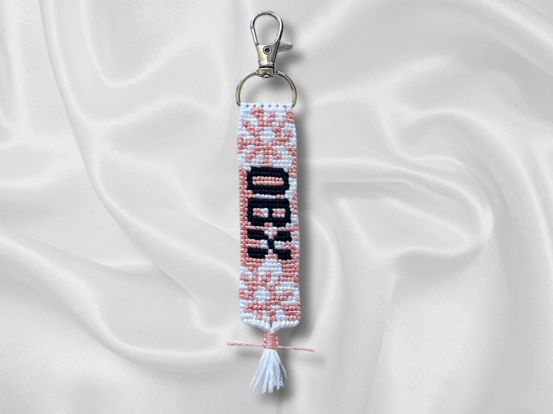 OBX Keychain | Handmade Outer Banks Fan Gift | Embroidered Coastal ...