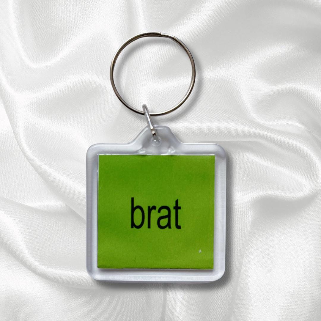 Charli XCX BRAT NFC Keychain | Personalized Album Scan Keychain | Music ...
