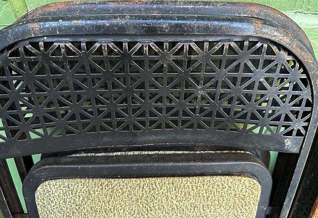 Vintage Kids 1950's Childrens Game Crafts Folding Metal Card Table & 4 ...