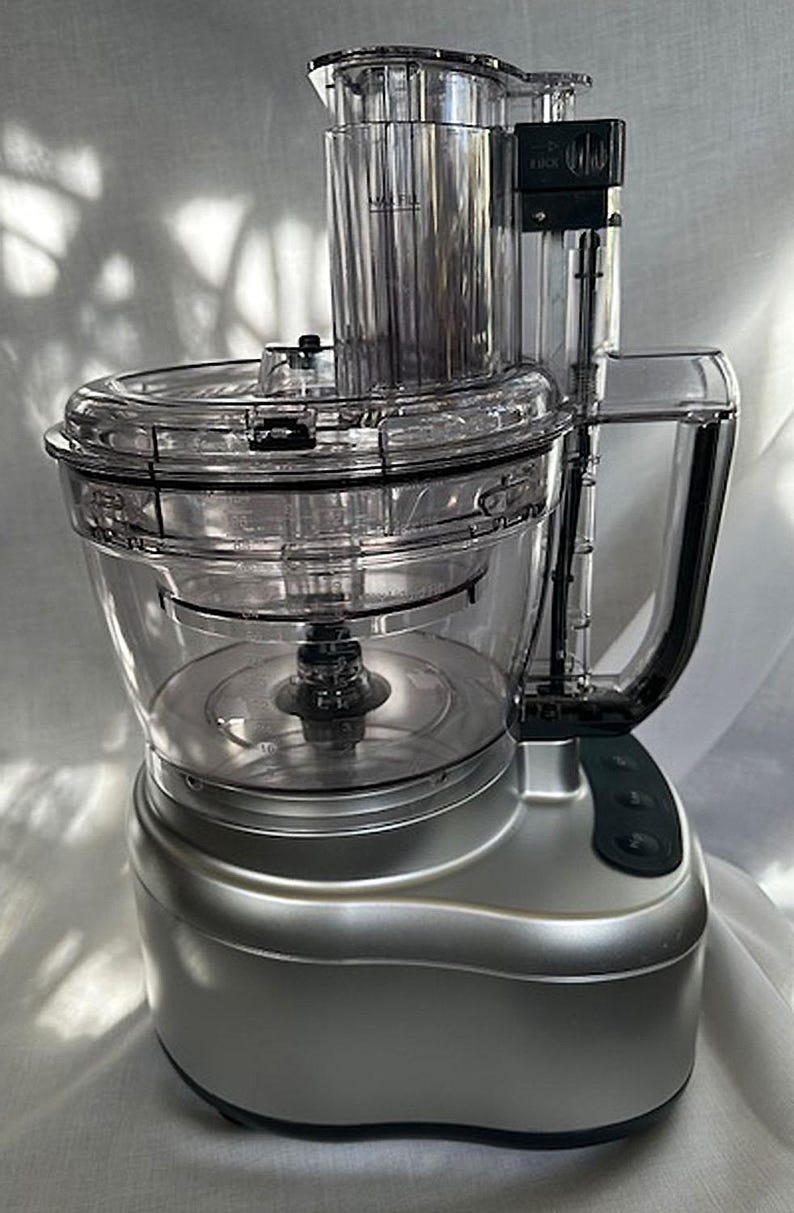 Cuisinart Elemental 13-cup Food Processor With Spiralizer & Dicer FP-1300WS - New Never Used - Etsy