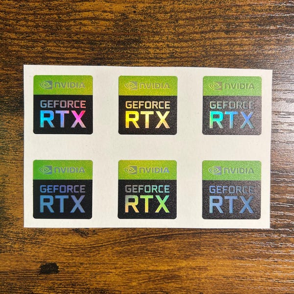 Nvidia Geforce Rtx Sticker - Etsy