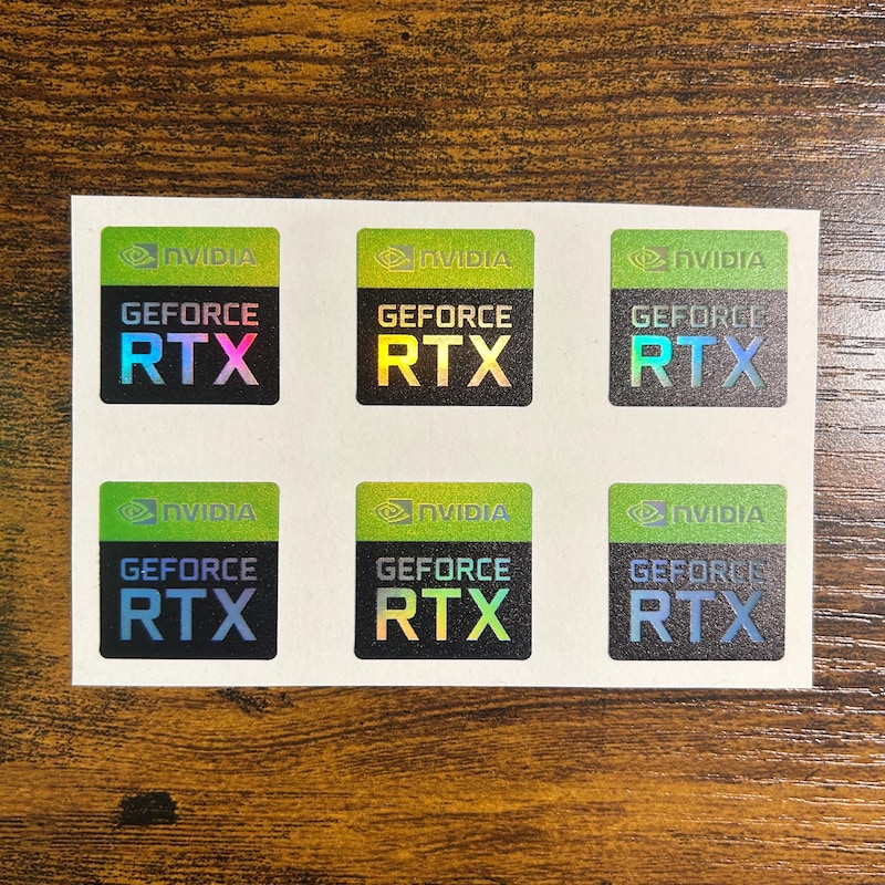 Nvidia Geforce Rtx Sticker - Etsy