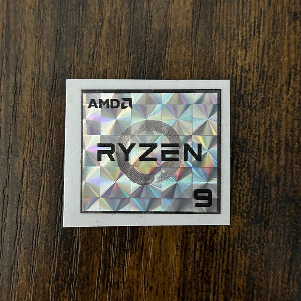Amd Ryzen Sticker - Etsy