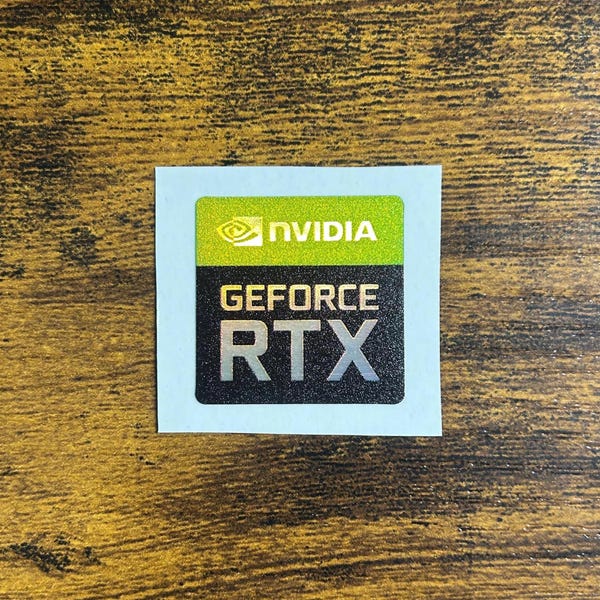 Nvidia Geforce Rtx Sticker - Etsy