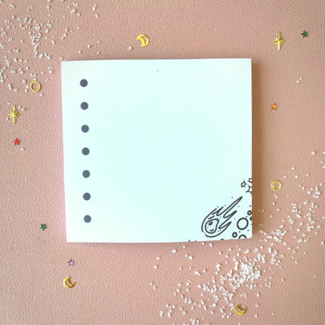 Space-themed Sticky Note Simply Space Post-it Notes Design - Etsy