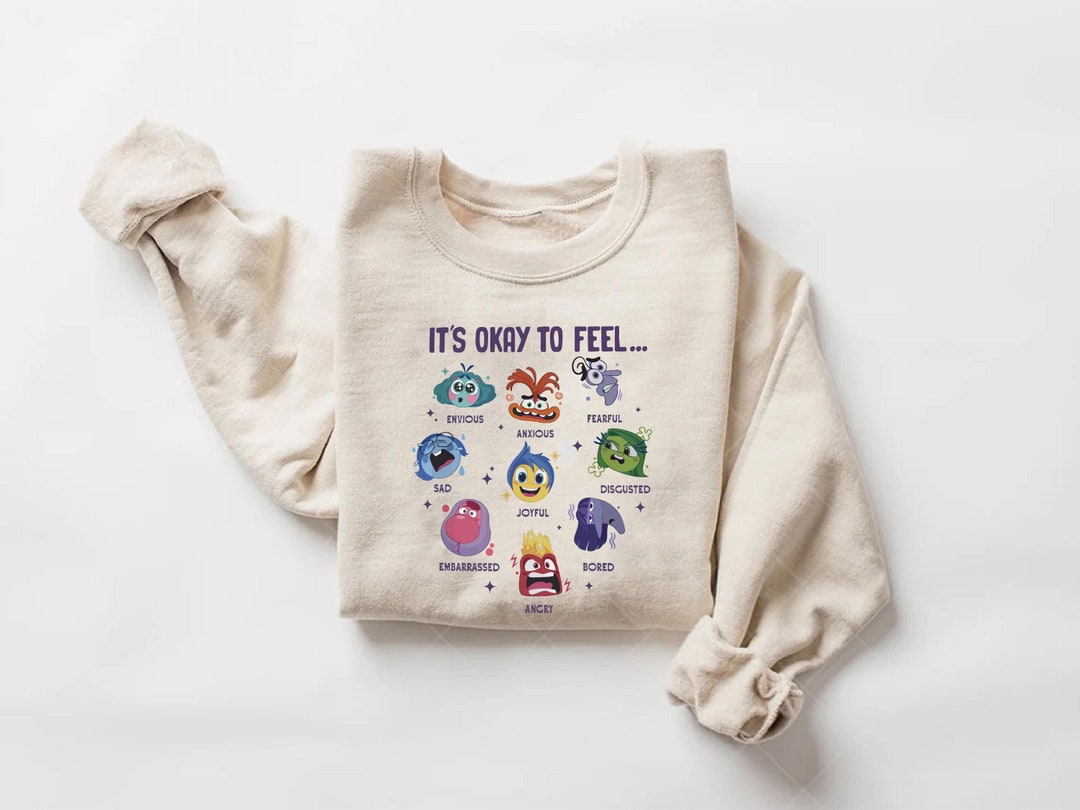 It's Okay to Feel All the Feels Sweatshirt, Mental Health Sweatshirt ...