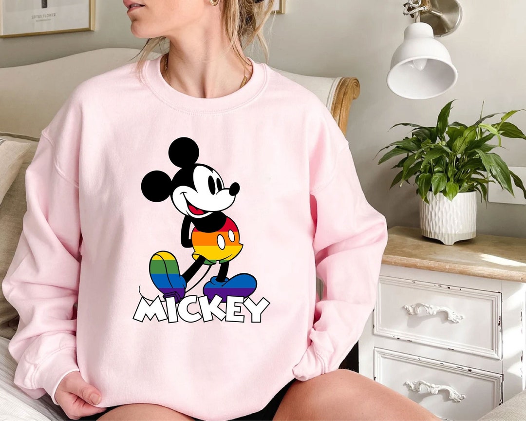 Rainbow Mickey Mouse Shirt,disney Pride LGBTQ Tee, Gay Lesbian Pride ...