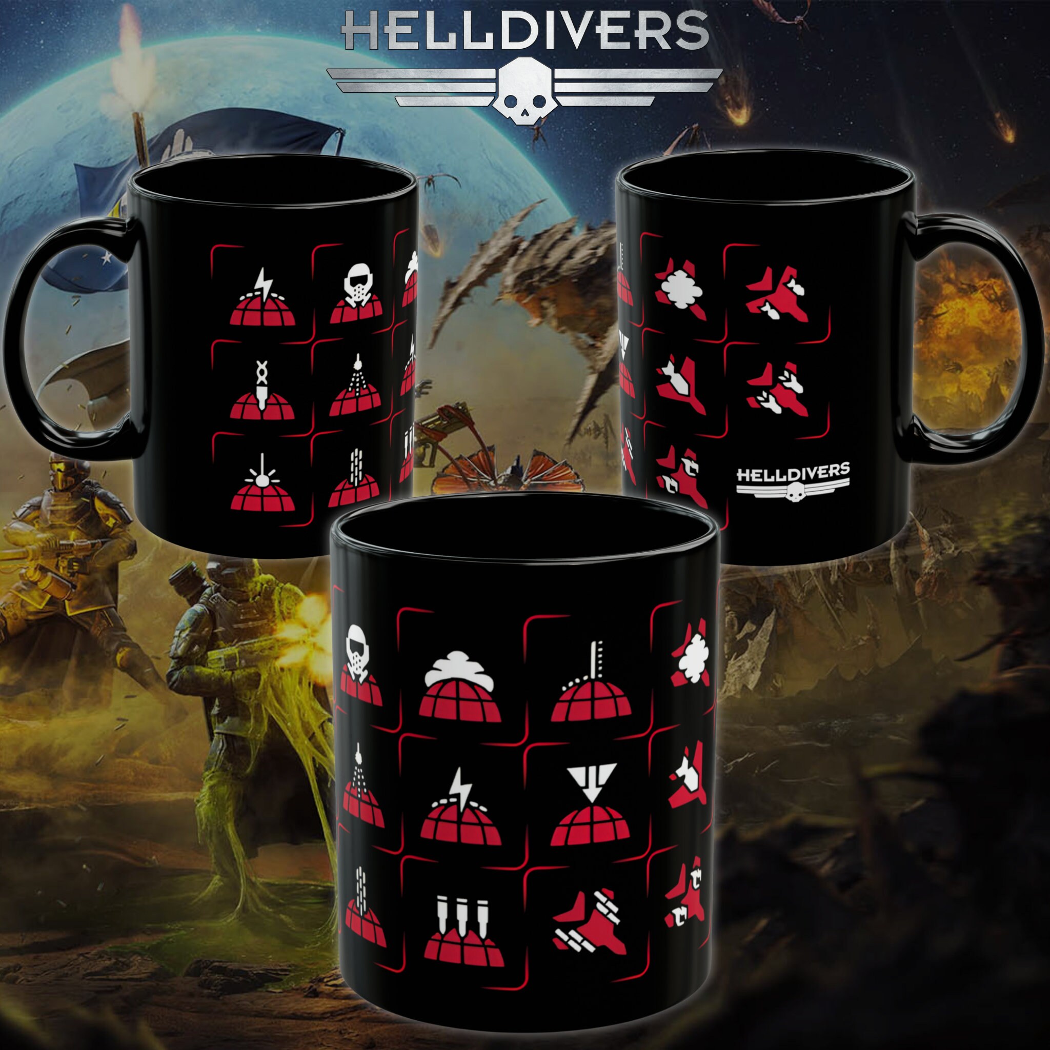 Helldivers 2 Offensive Stratagem Icon Mug 11oz - Etsy Israel