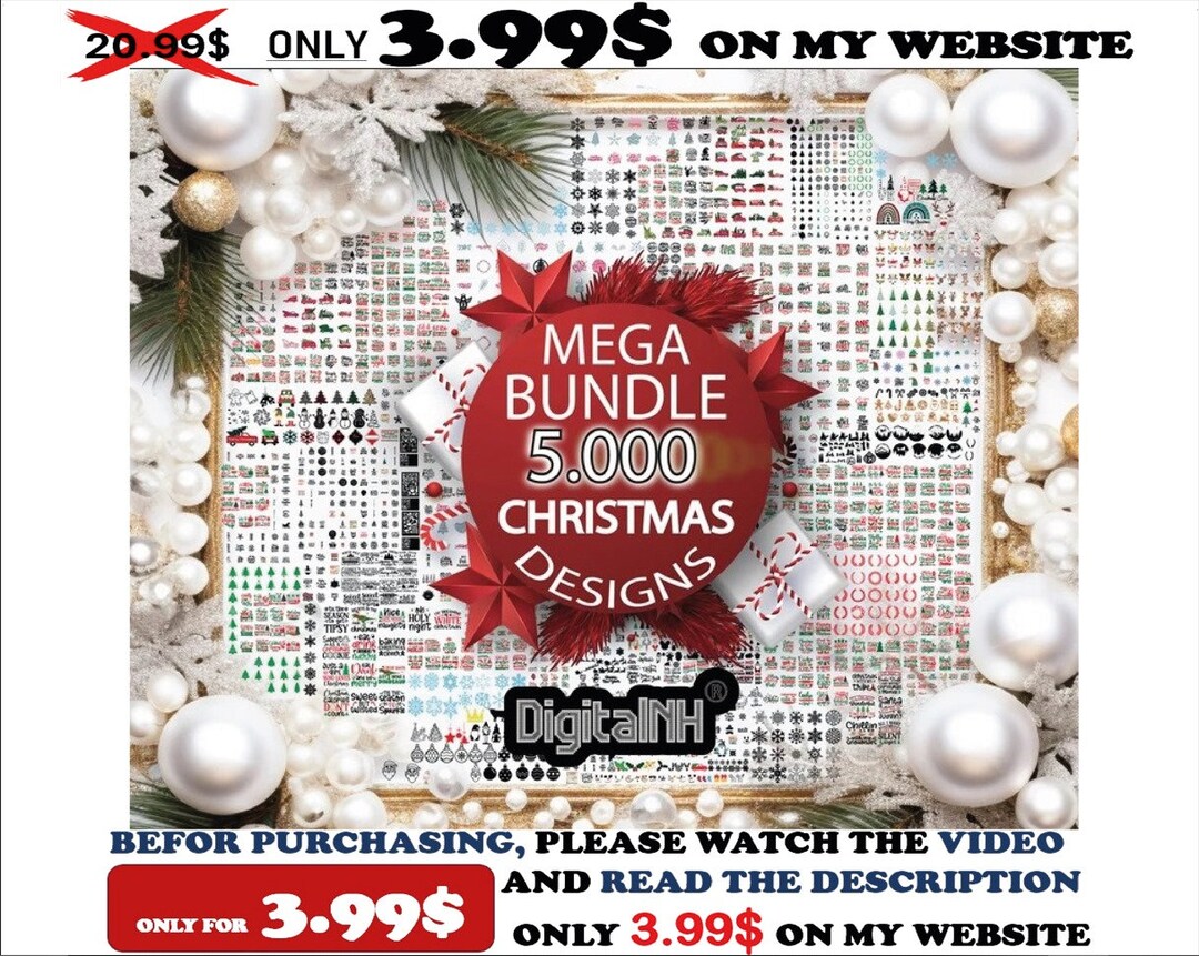 5000 Christmas SVG PNG Mega Bundle Christmas Bundle SVG - Etsy