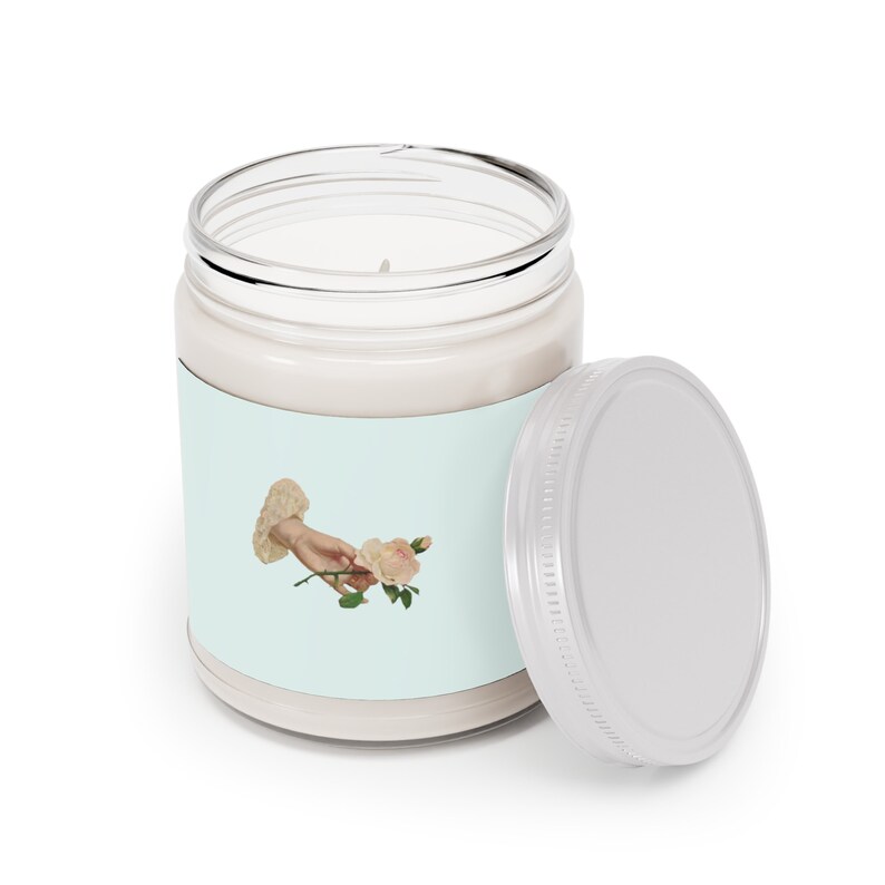 Vintage Victorian Hand Holding Flower Candle | Coquette Room Decor ...