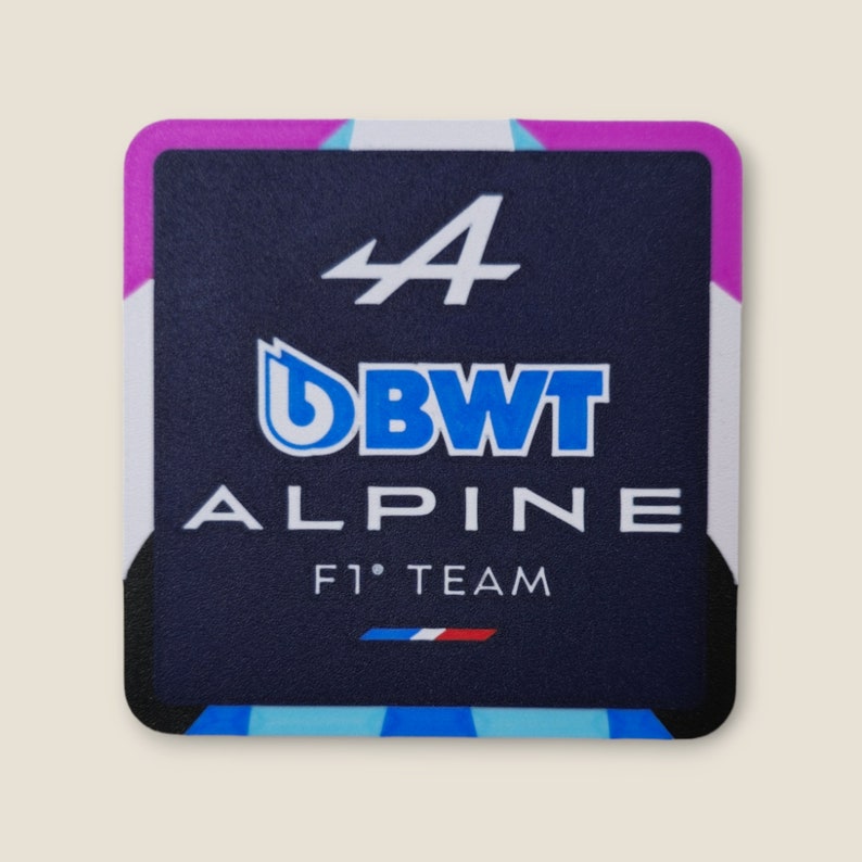 BWT Alpine F1 Team 2024 Coaster - Etsy