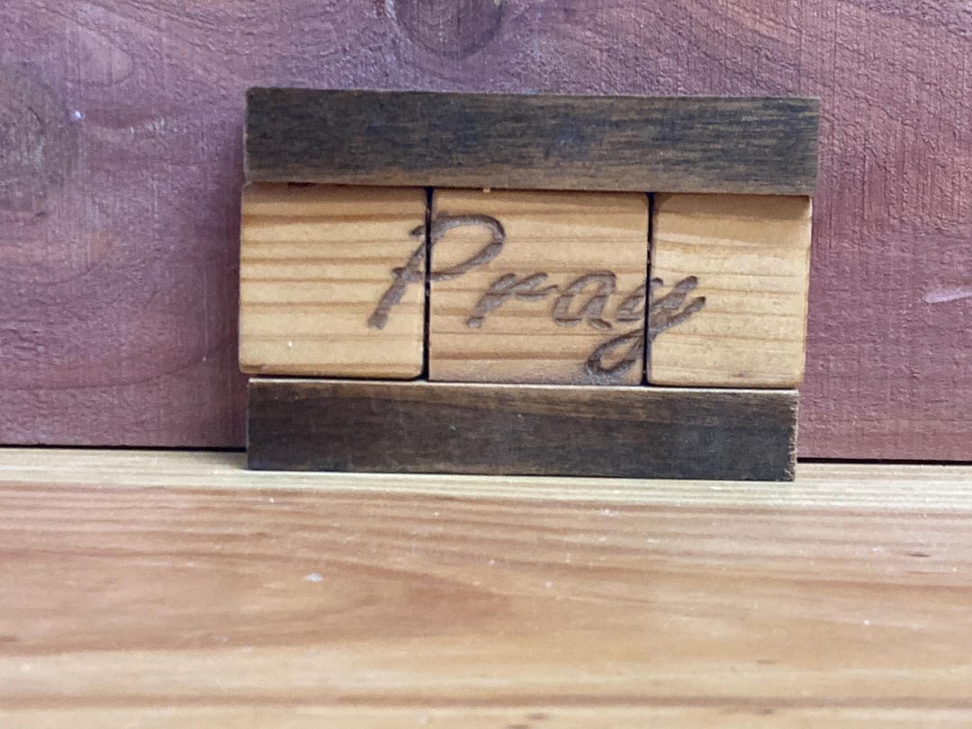 Pray Sign - Etsy