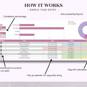Task List Google Sheets Template Activity Tracking Spreadsheet Task ...