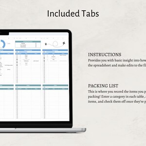 Family Packing List Template for Google Sheets, Travel Planning ...