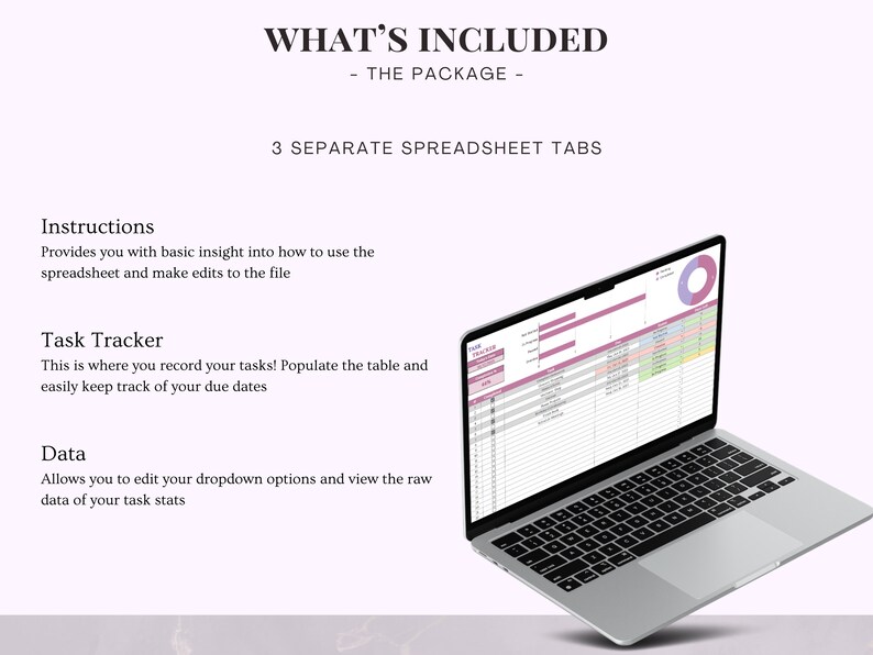Task List Google Sheets Template Activity Tracking Spreadsheet Task ...