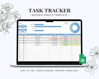 Task Tracker Spreadsheet Google Sheets to Do List Planner Spreadsheet ...