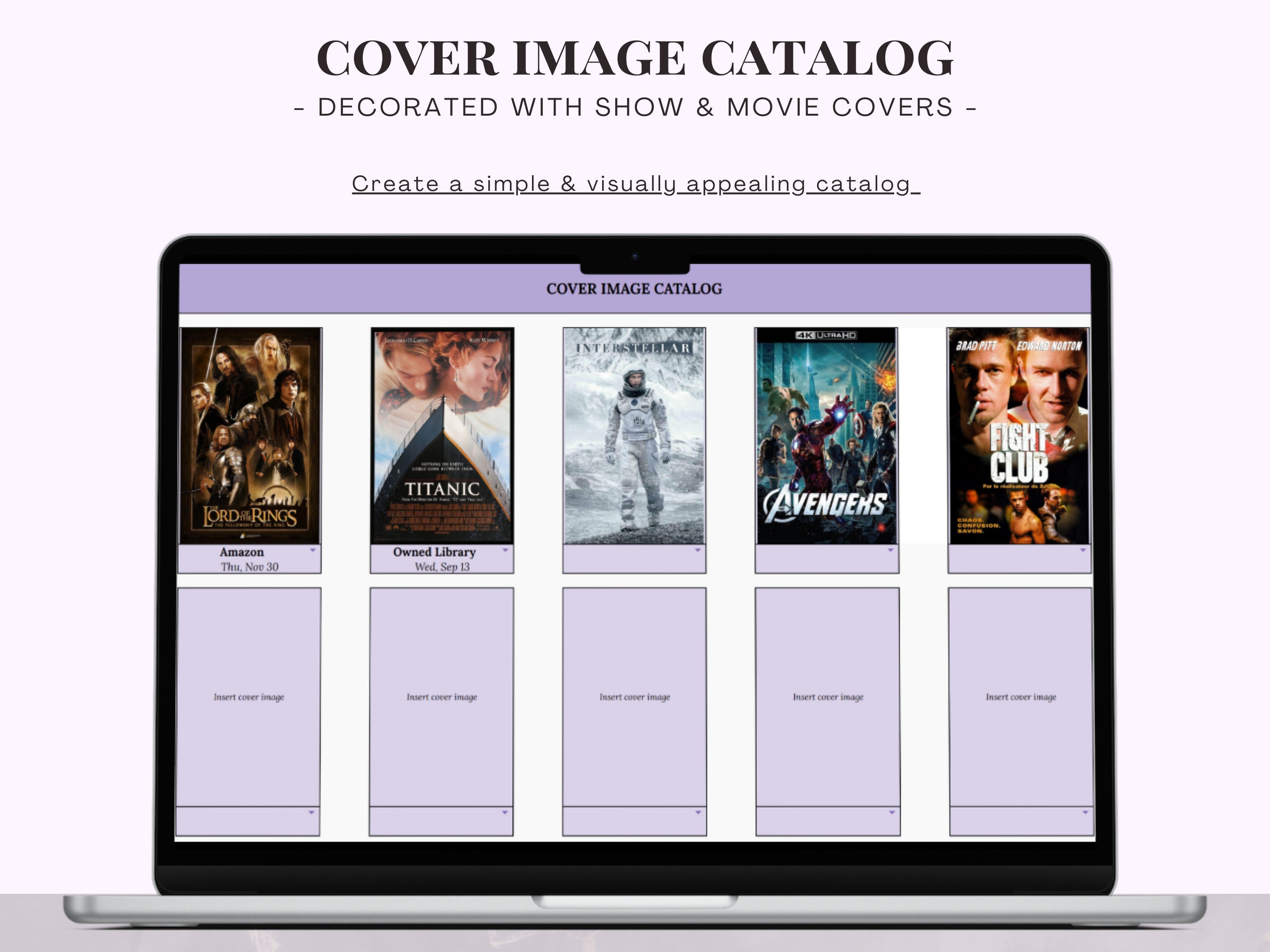 TV Show and Movie Tracker Google Sheets Template, Television Series ...