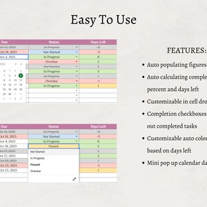 Digital to Do List Template for Google Sheets, Task Tracker Spreadsheet, Daily Schedule ...