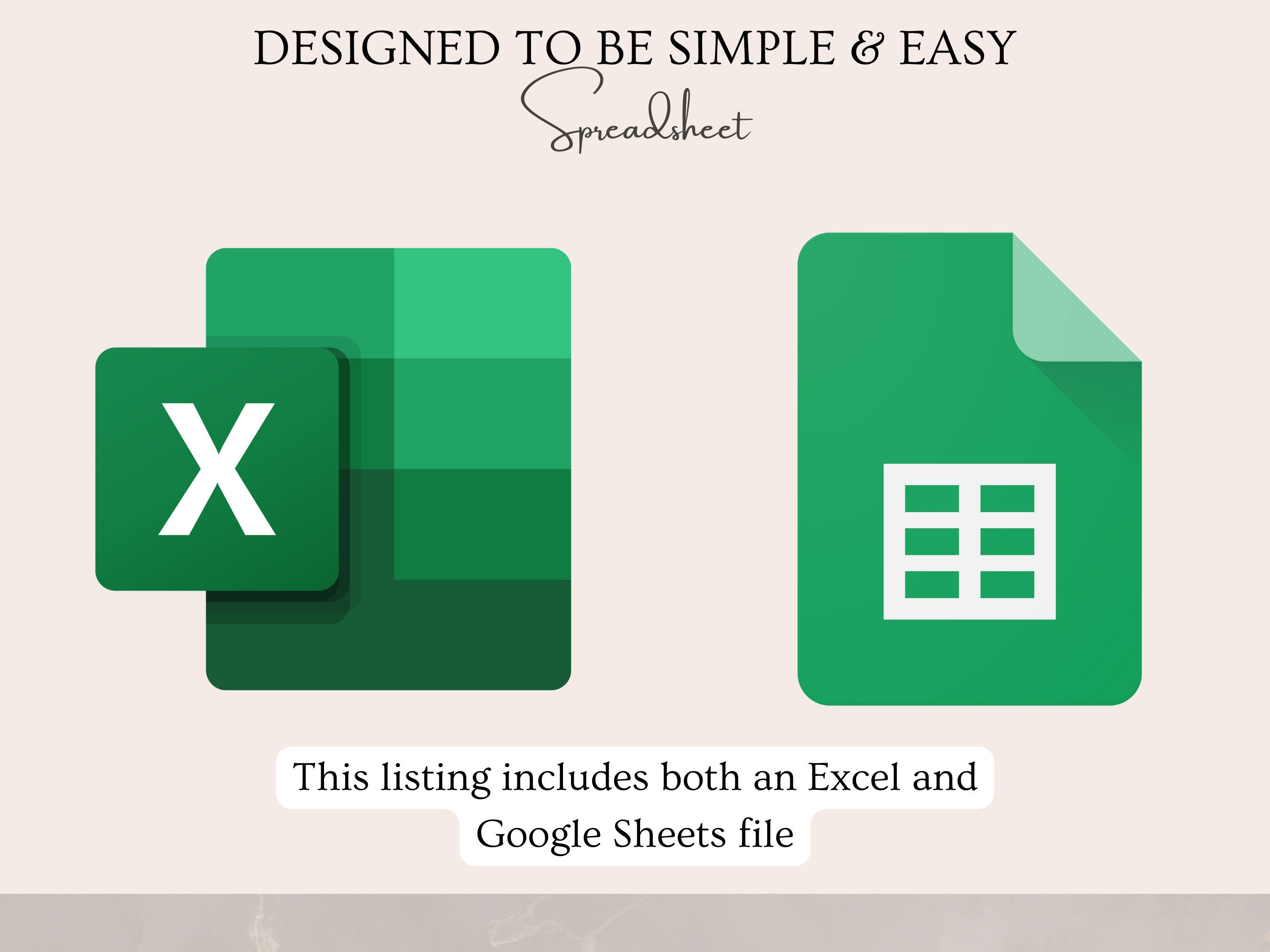 Reading Journal & Book Tracker Spreadsheet Google Sheets and Excel ...