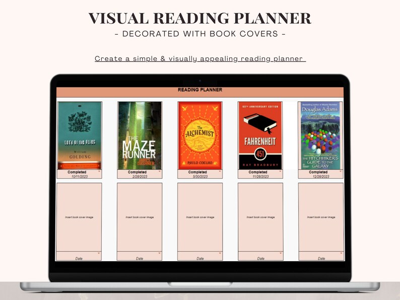 Reading Journal Google Sheets Book Tracker Excel Spreadsheet Reading ...
