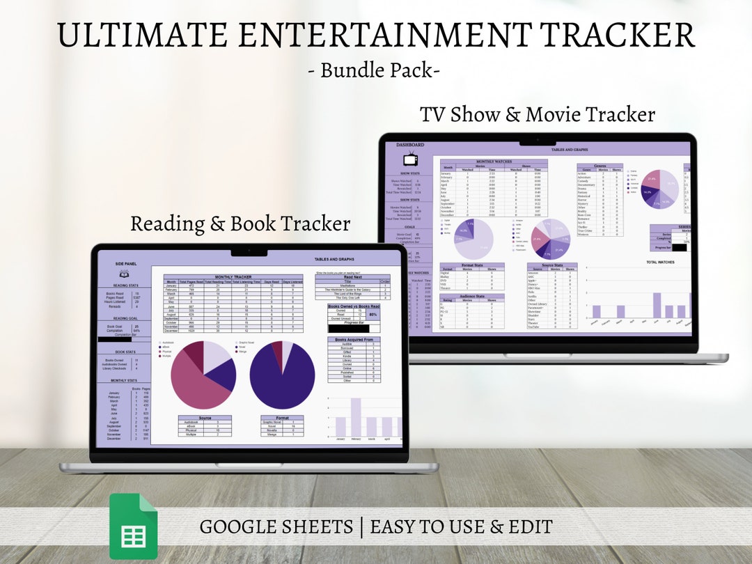 Ultimate Entertainment Tracker Bundle - TV Show & Movie Series Tracker ...
