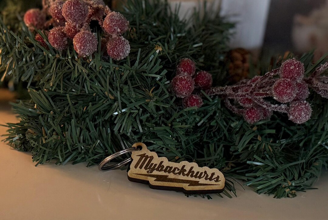 My Back Hurts Keychain SVG and Lightburn File, Laser Engraved and Cut ...