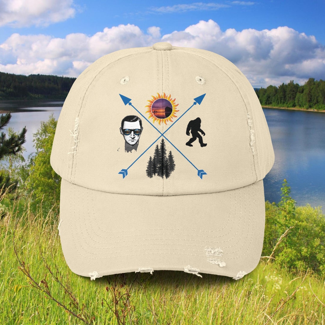 Pacific Northwest Twist - Unisex Distressed Cap - Etsy