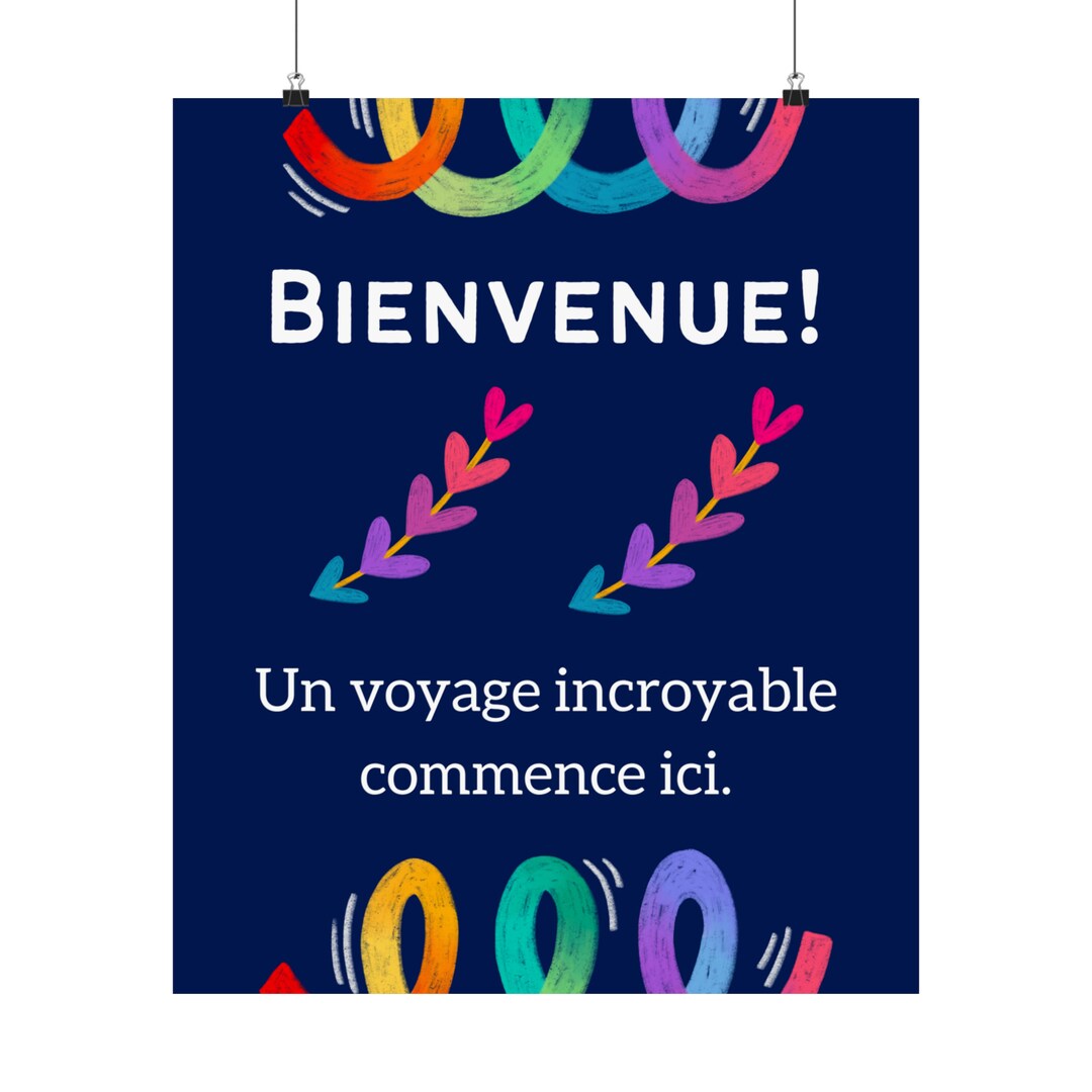 French Welcome Poster / Classroom Poster / Inclusion - Etsy