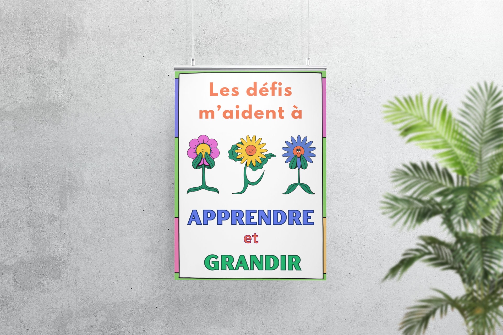 French Motivational Poster / Wall Poster / Français - Etsy