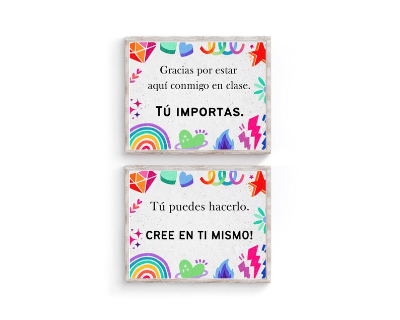 Spanish Classroom Posters / Inclusion / Wall Decor - Etsy