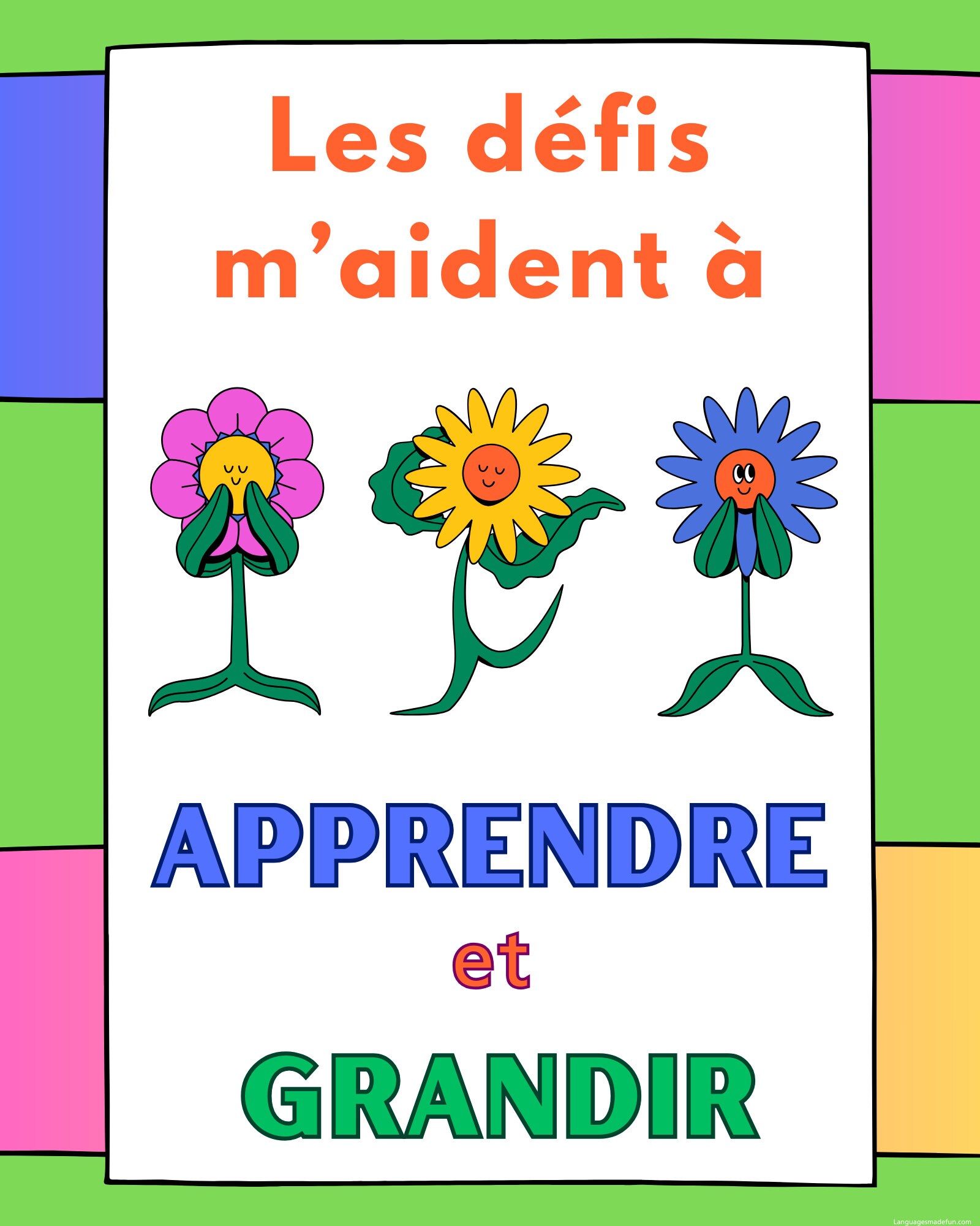 French Motivational Poster / Wall Poster / Français - Etsy