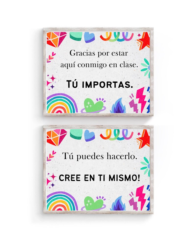 Spanish Classroom Posters / Inclusion / Wall Decor - Etsy