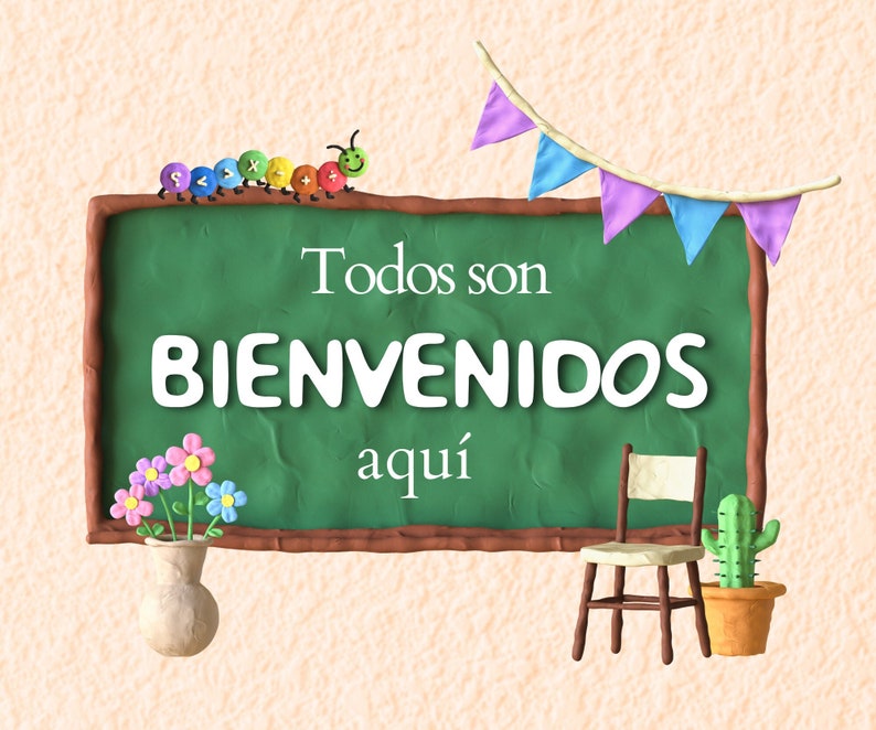 Spanish Welcome Poster / Classroom Poster / Inclusion - Etsy