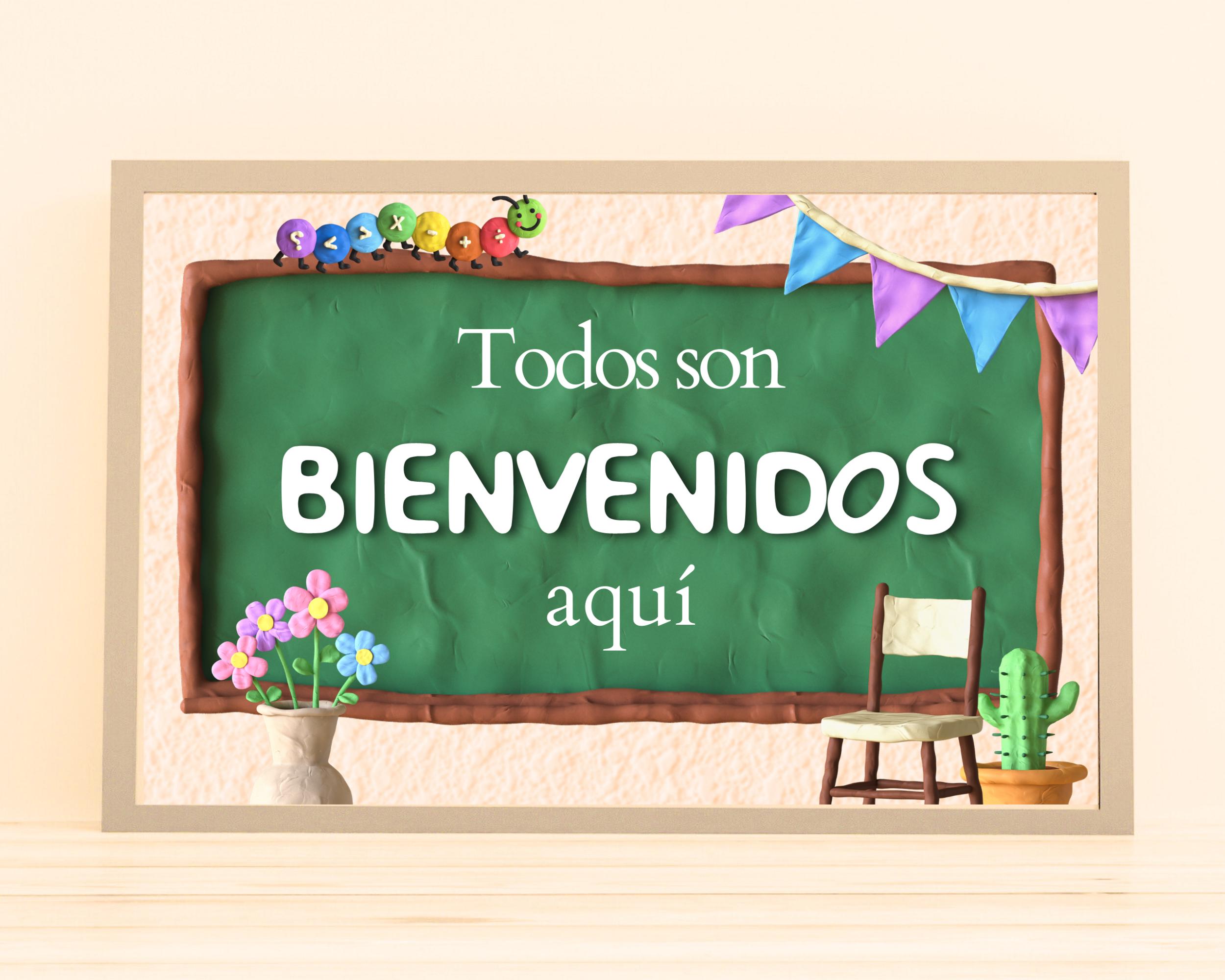 Spanish Welcome Poster / Classroom Poster / Inclusion - Etsy