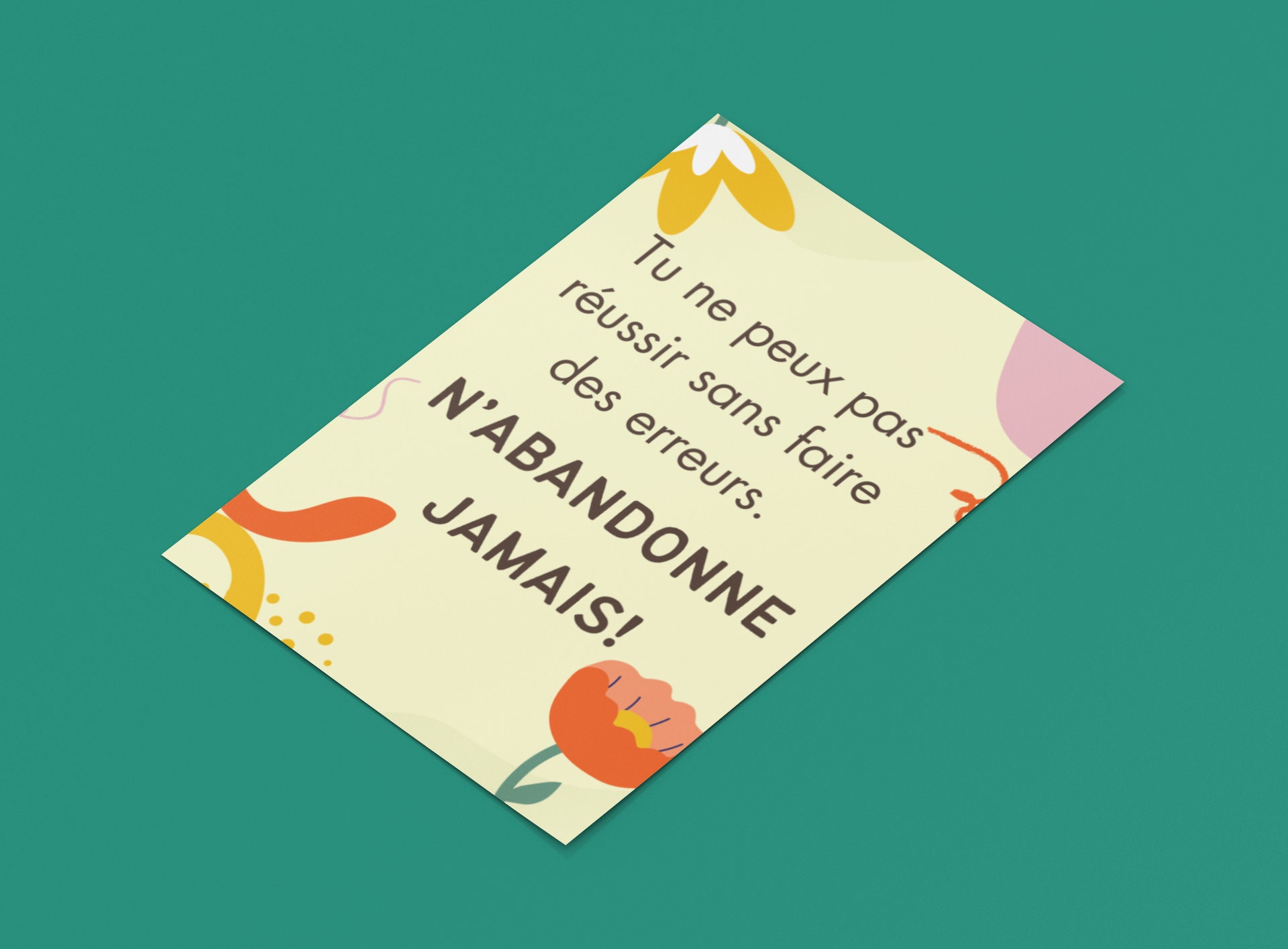 French Motivational Poster / Classroom Decor / Wall Poster / Français ...