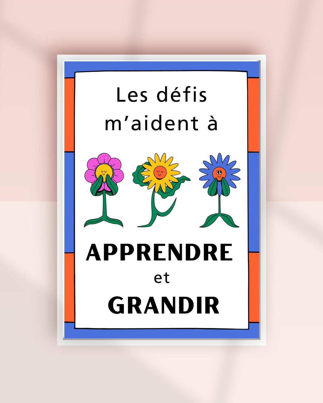 French Motivational Poster / Wall Poster / Français - Etsy