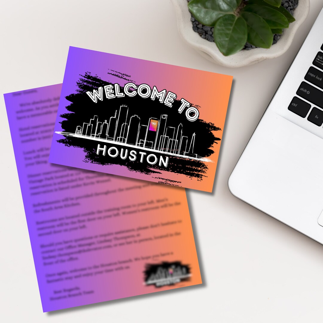 Custom Card for Business Meeting Card for Corporate Luncheon - Etsy