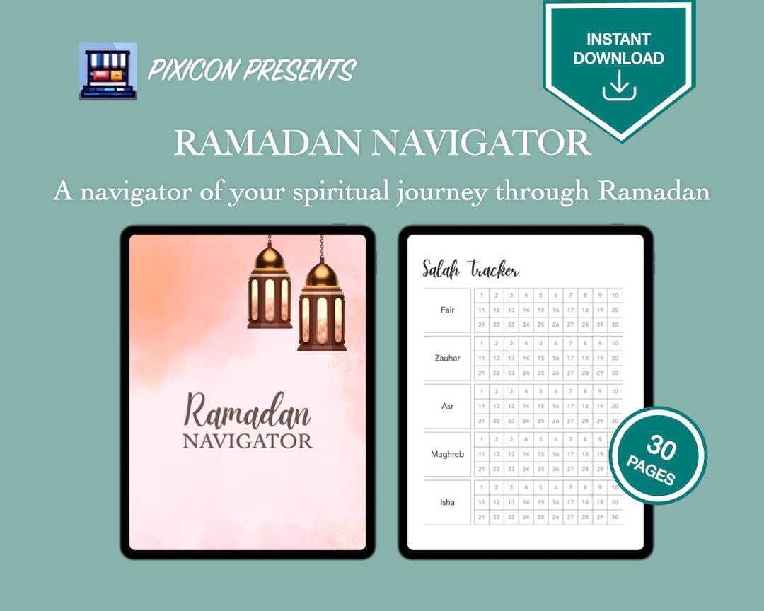 Ramadan Planner Ramadan Journal Digital Planner Muslim Planner - Etsy