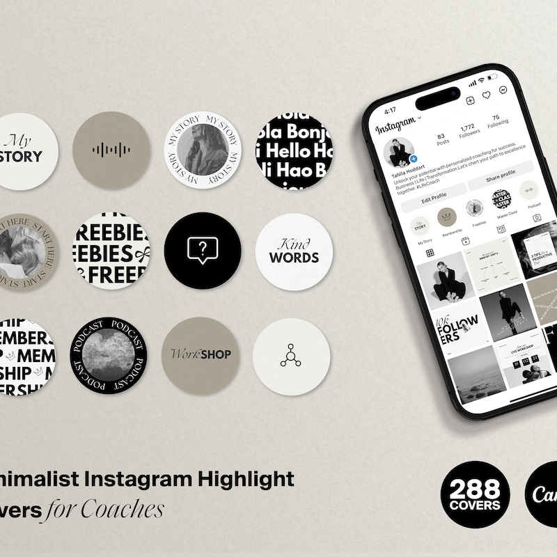Highlight Covers - Etsy
