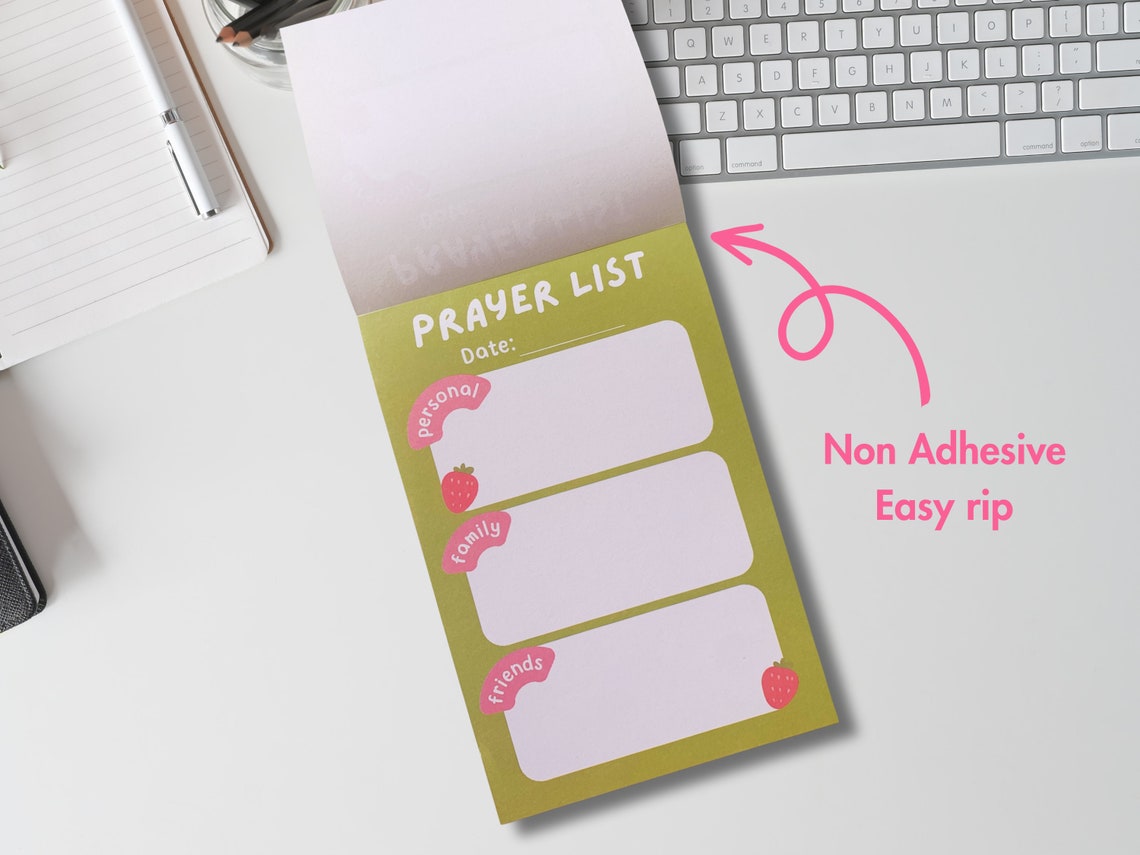 Prayer List Notepad / Prayer Memo Pad / Prayer Cards / Christian ...