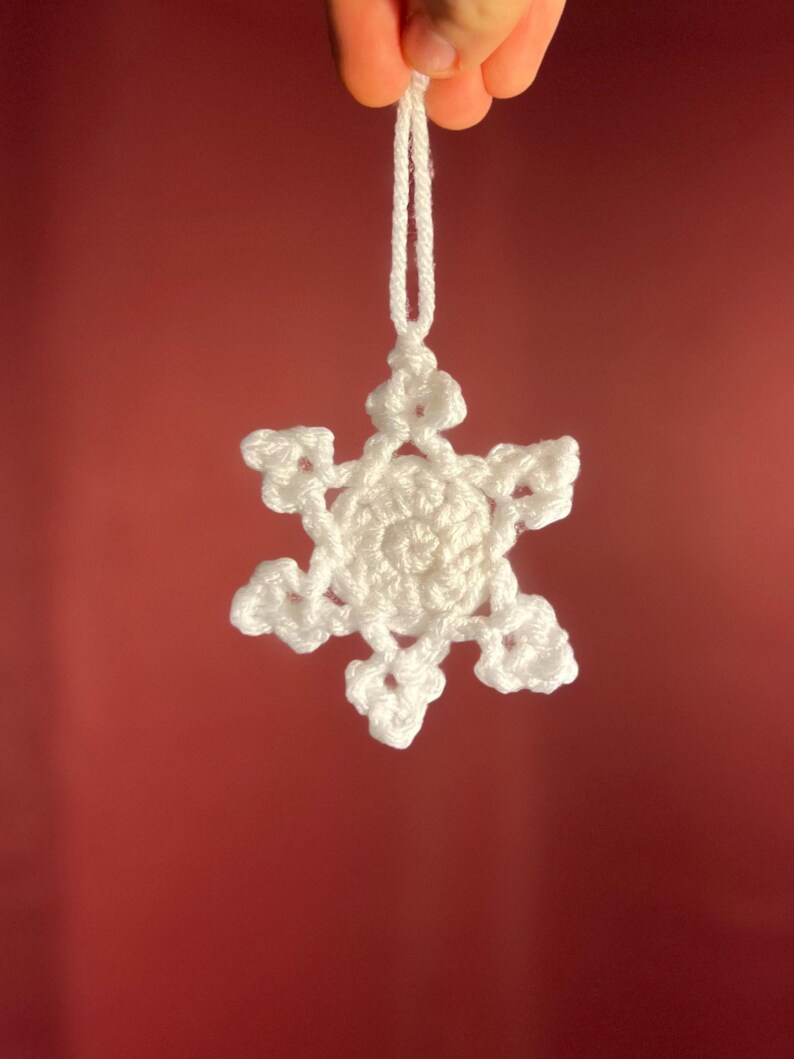 Easy Snowflake Crochet Pattern, Beginner Friendly (PDF Pattern) - Etsy