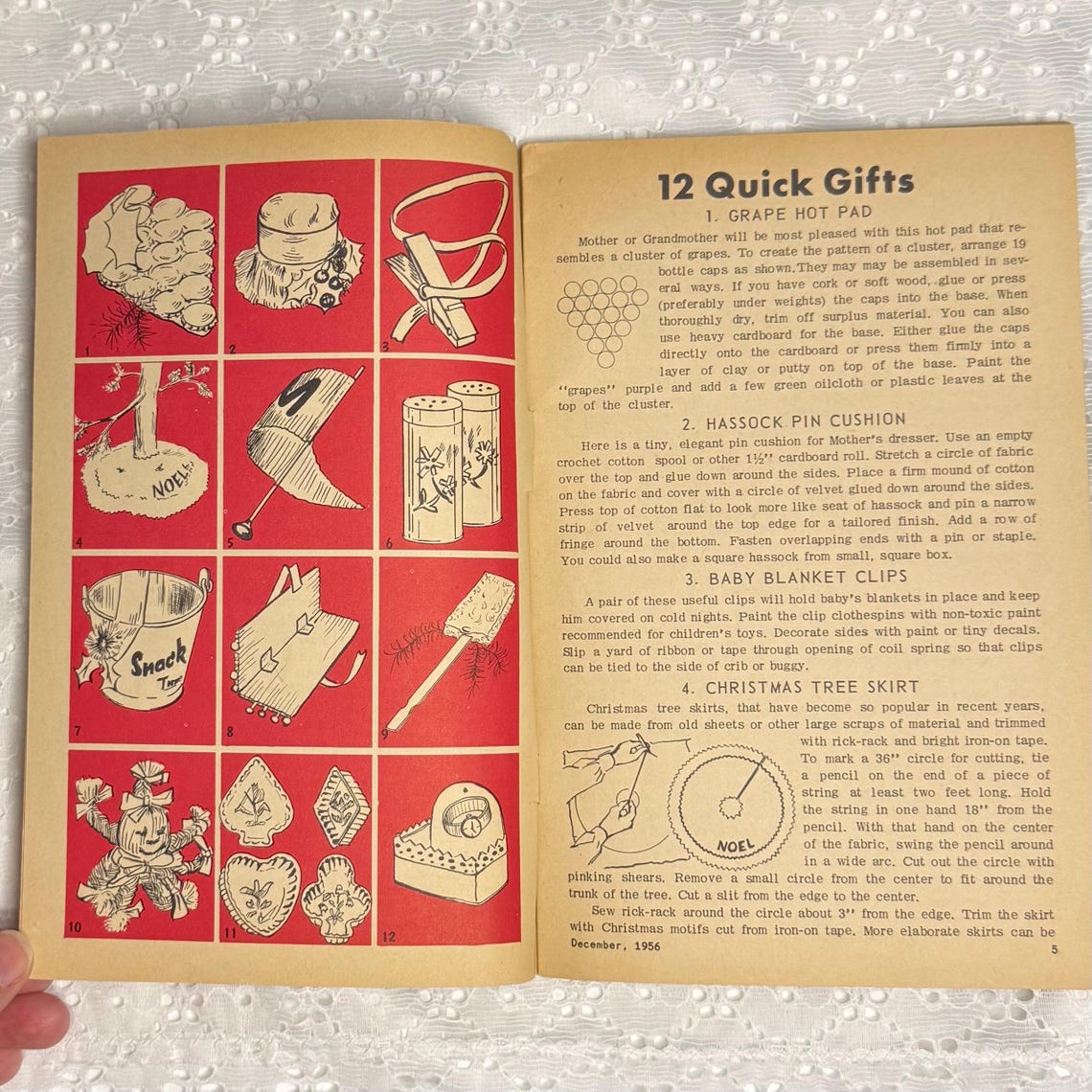 Vintage 1956 Craft Magazine “pack-o-fun” - Christmas Ephemera - Etsy