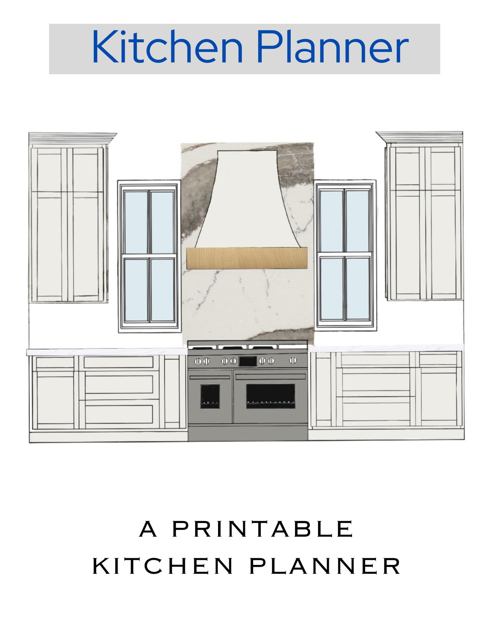 A 14 Page Printable Kitchen Planner With Comprehensive Planning Pages ...