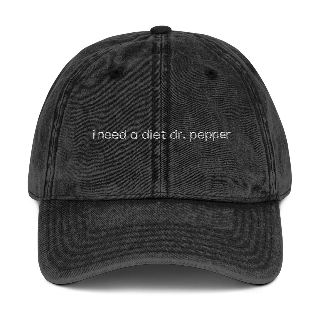 I Need a Diet Coke Embroidered Baseball Cap, Custom Drink - Etsy
