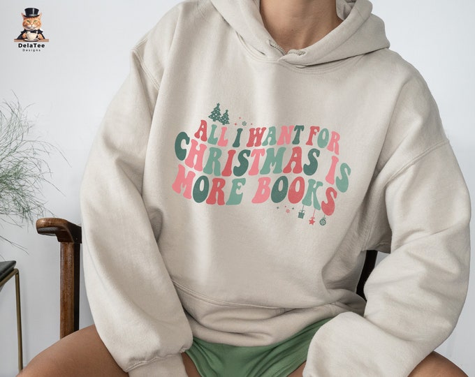 Bookish Sweatshirt for Bookworm Ugly Christmas Sweater for Book Lover ...